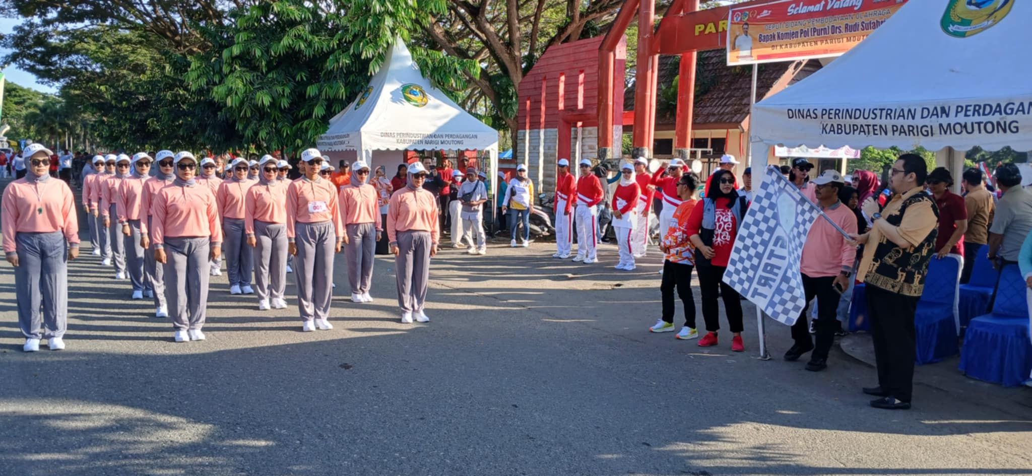 65 Regu Meriahkan Lomba Gerak Jalan Sambut HUT ke-79 RI