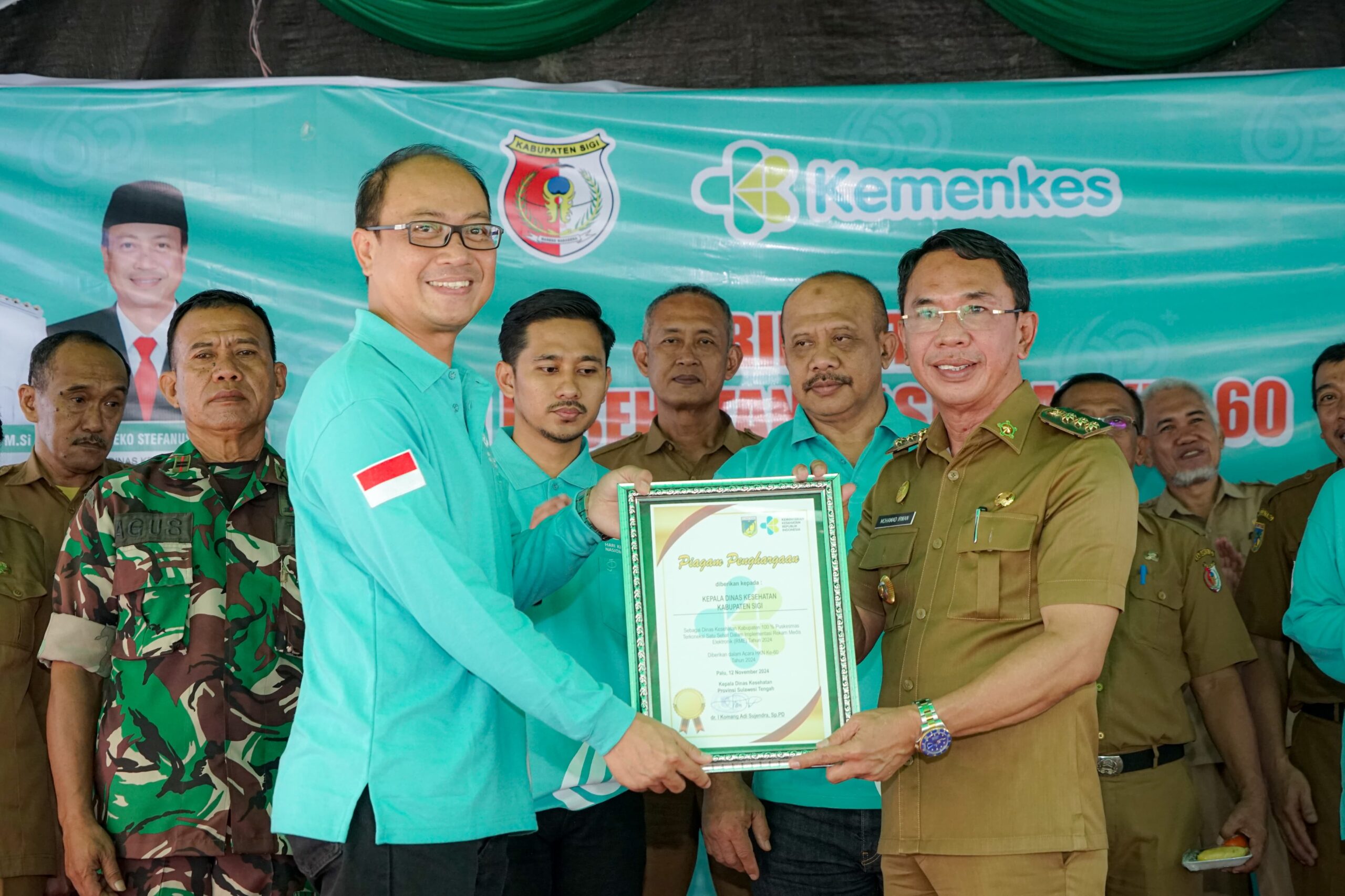 Peringati HKN ke-60, Dinkes Sigi Launching Integrasi Layanan Primer